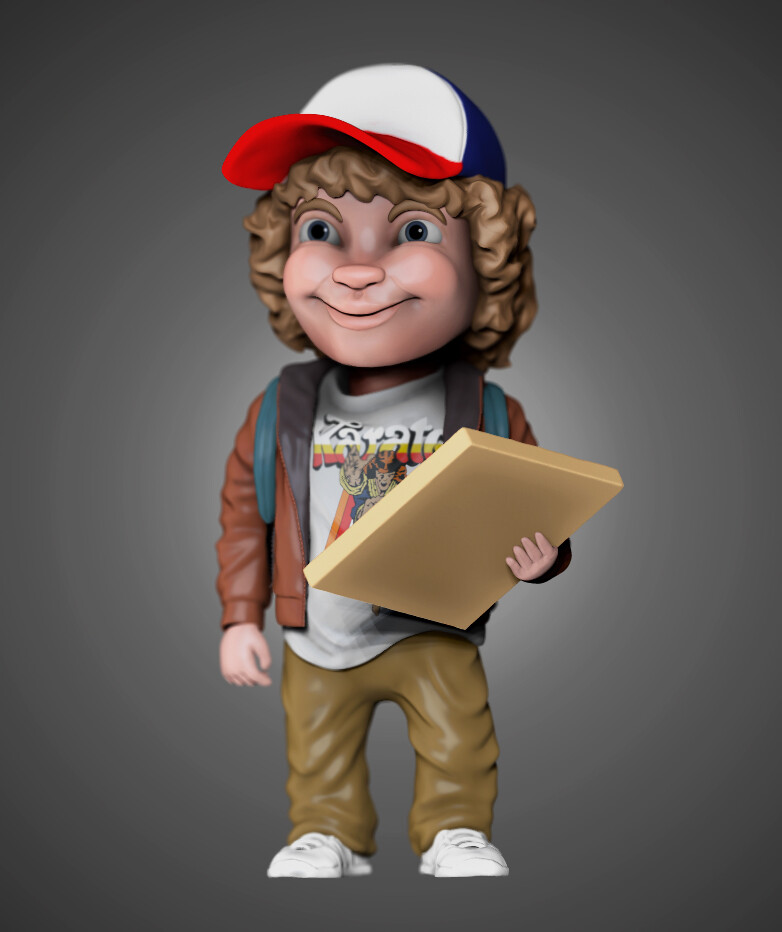 ArtStation - Dustin Henderson (Stranger Things )