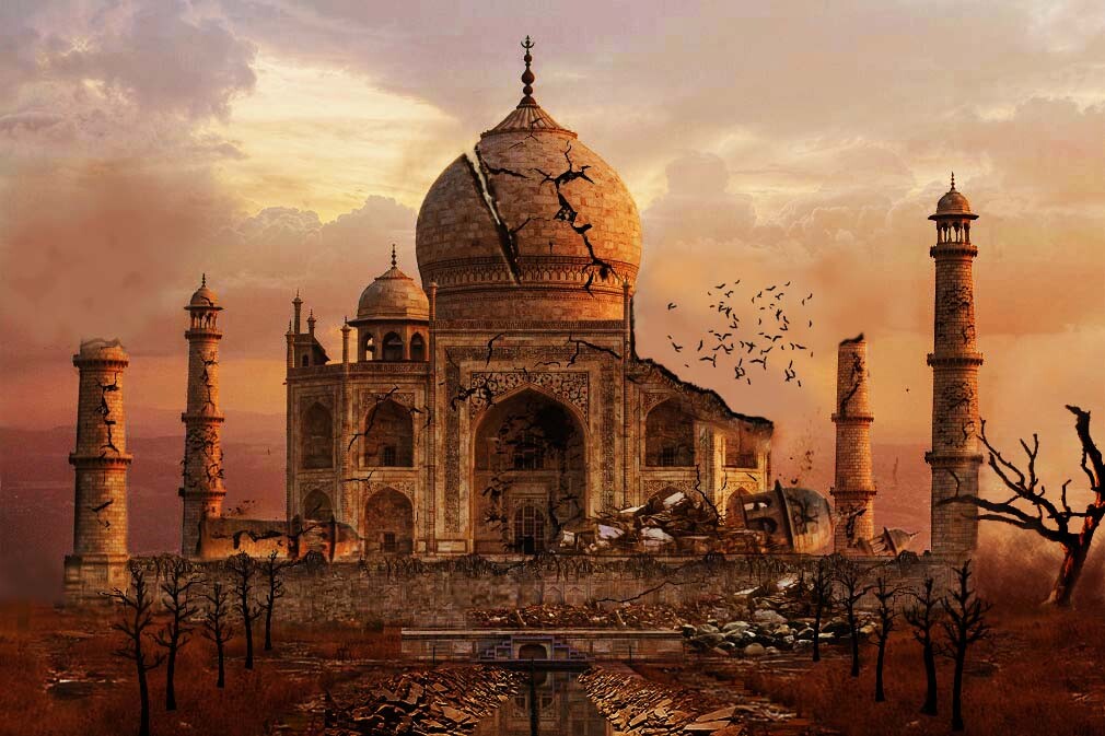 ArtStation - Abandoned taj mahal