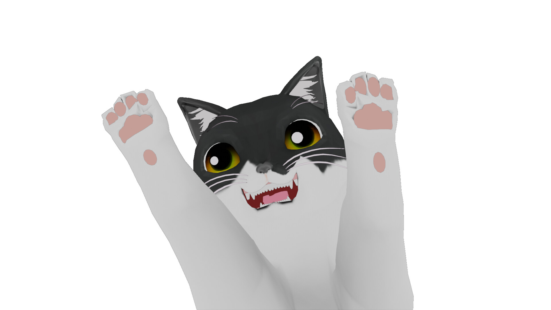 ArtStation - Cat model for MMD commission