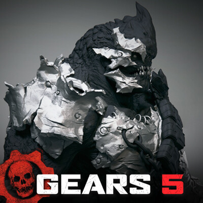 ArtStation - Gears 5 Swarm Drone Armors Clay