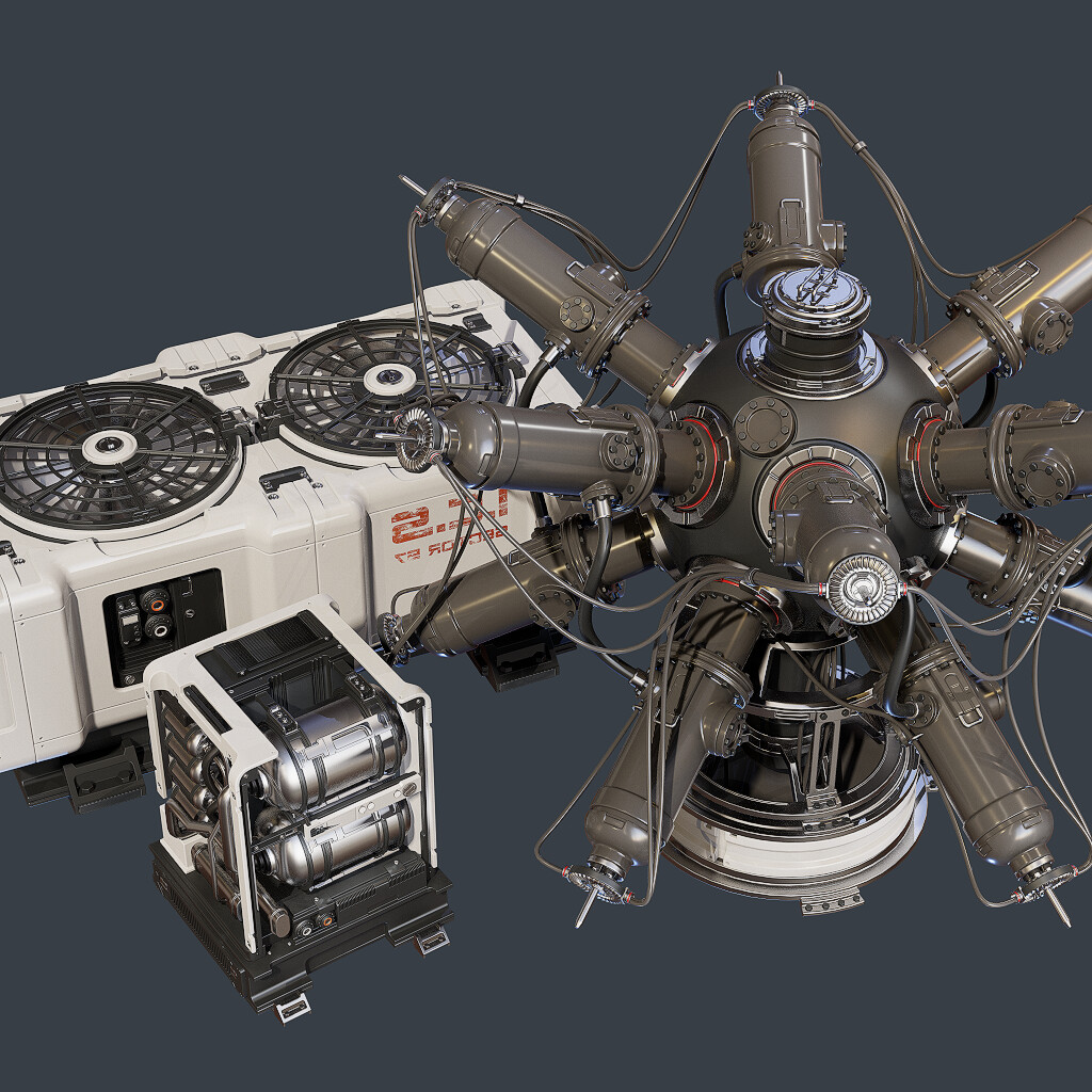 ArtStation - High-poly Modeling Practice