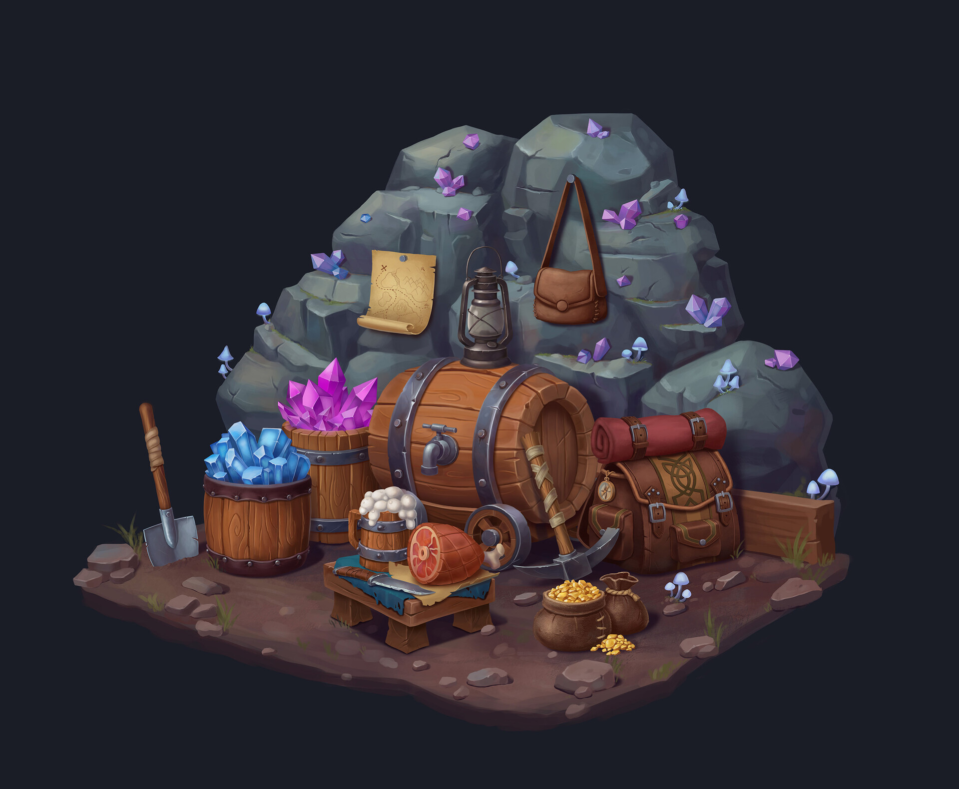 ArtStation - Ore Mine