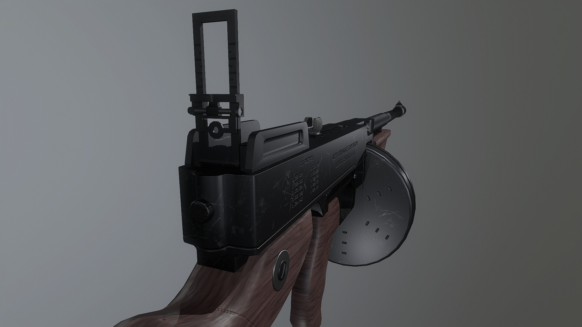 ArtStation - Thompson Submachine Gun