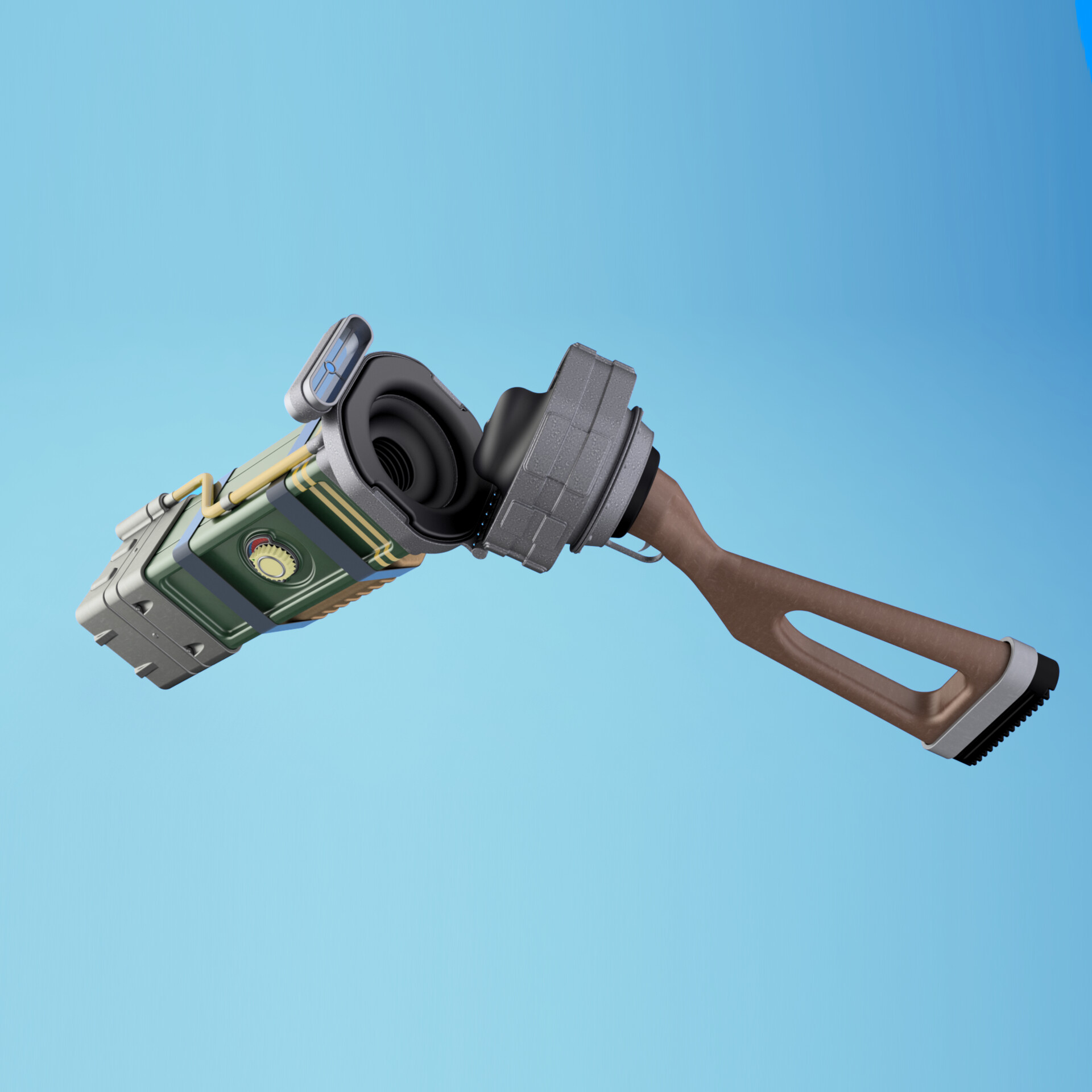 ArtStation - Break Action Laser Rifle