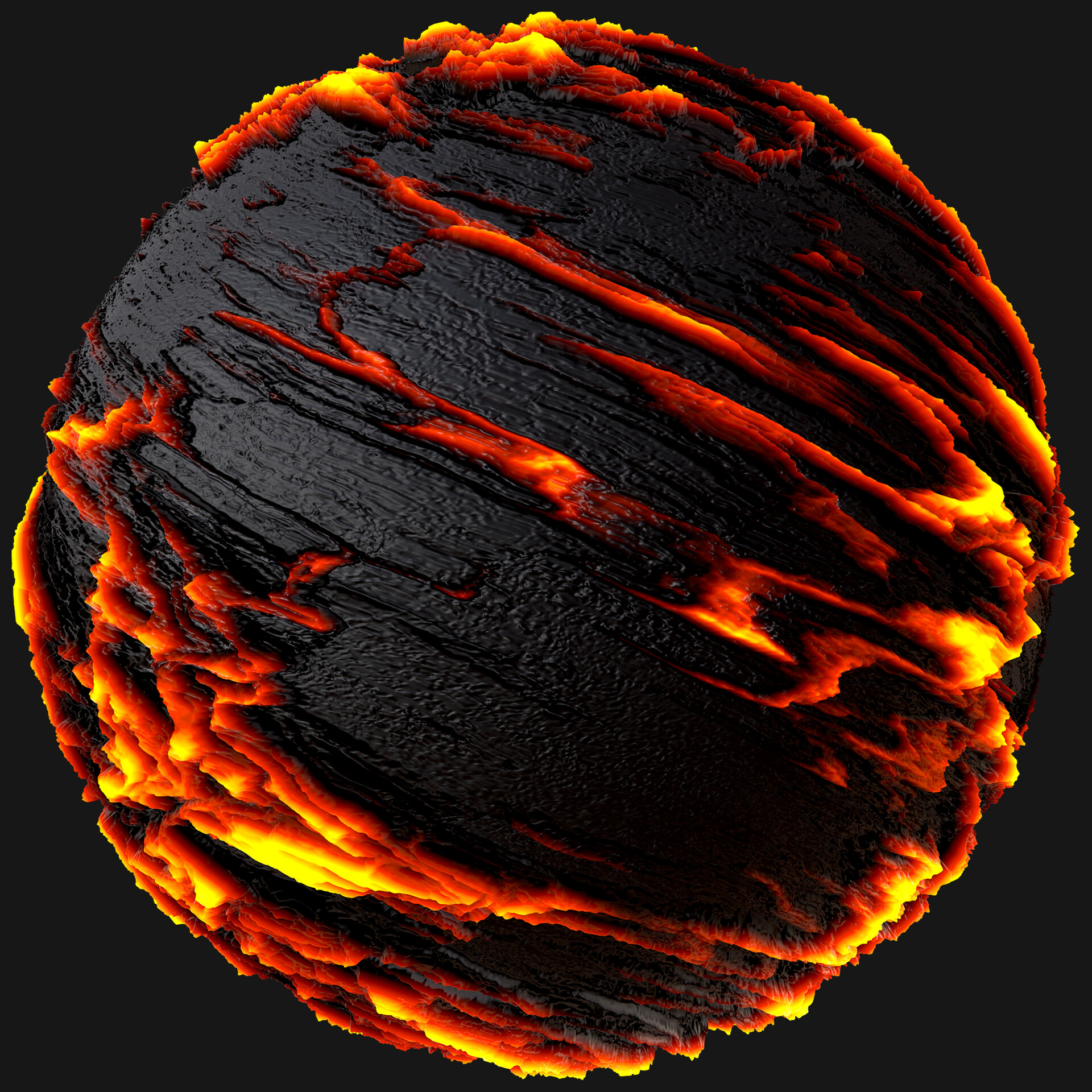 ArtStation - Stylised Lava Substance