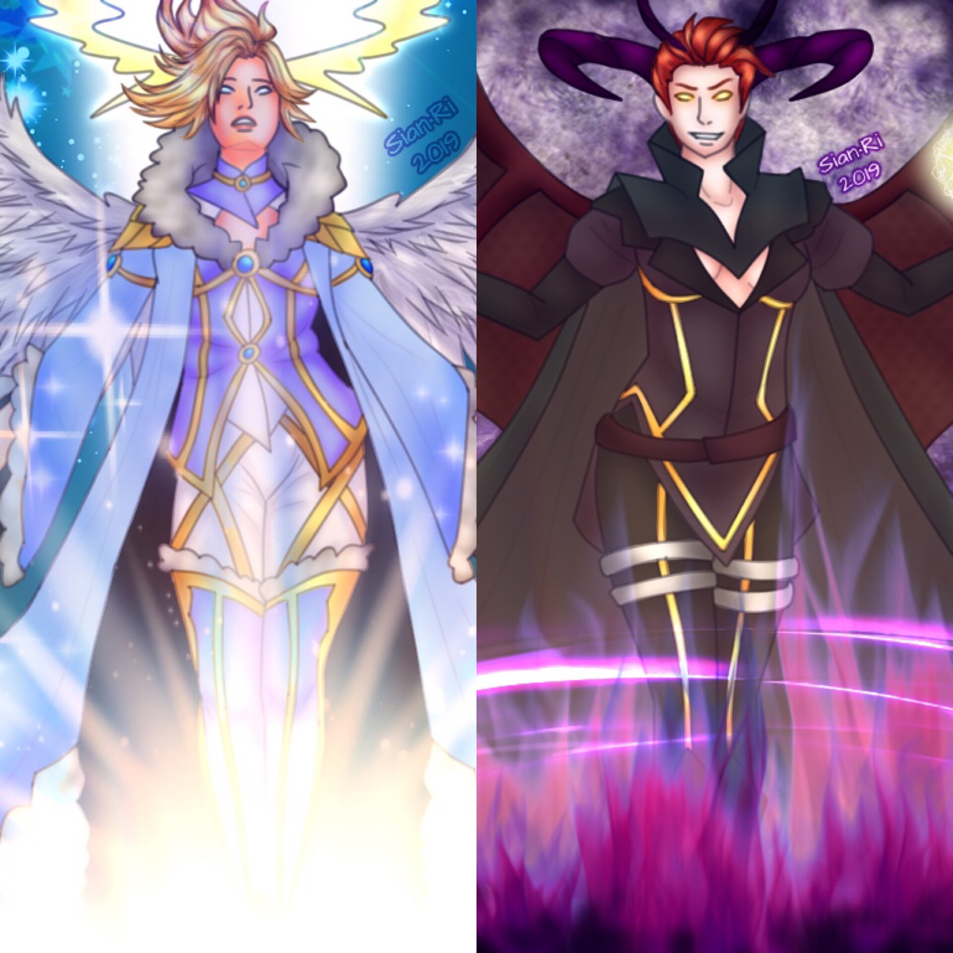 ArtStation - Grace and Infernal