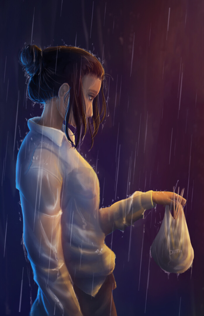 ArtStation - Wet rain