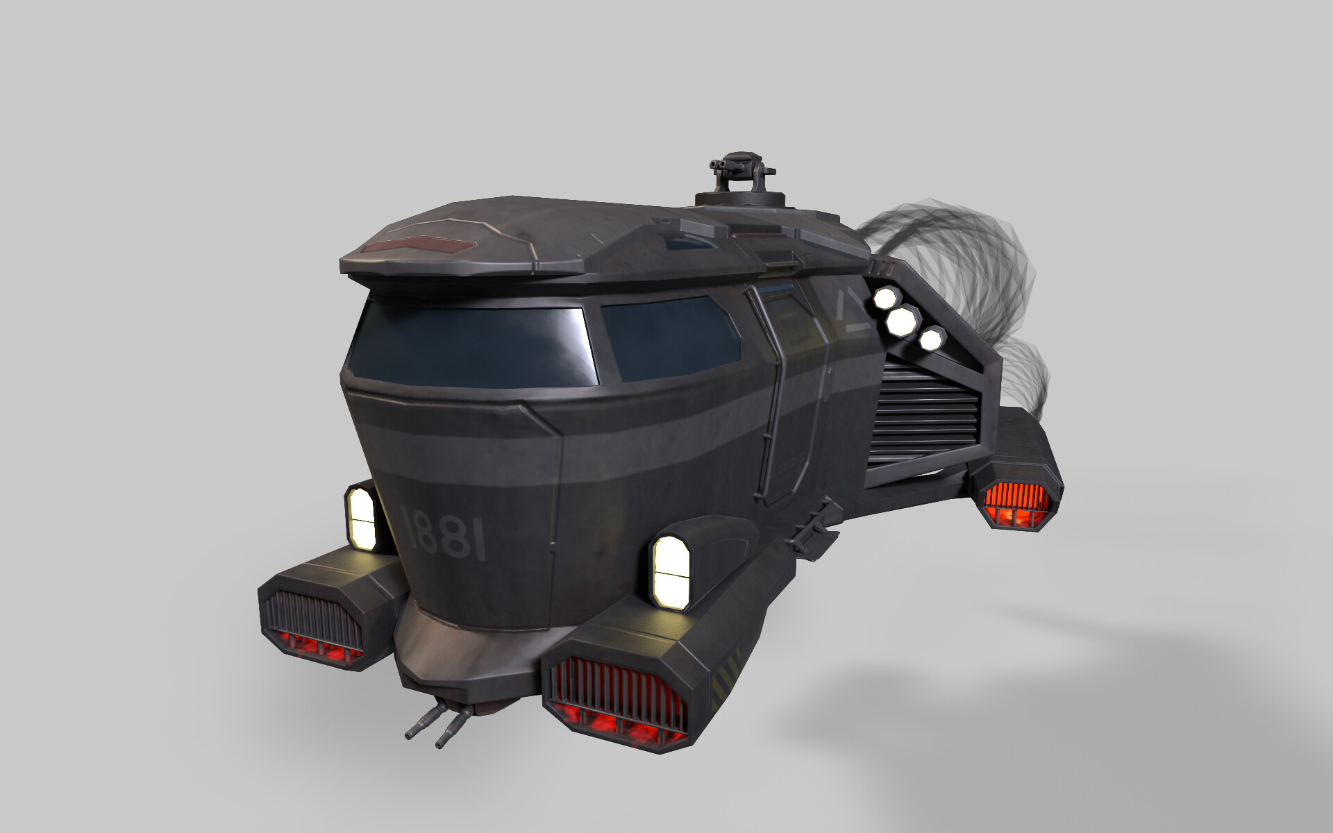 ArtStation - Cyberpunk - Armored Transport vehicle