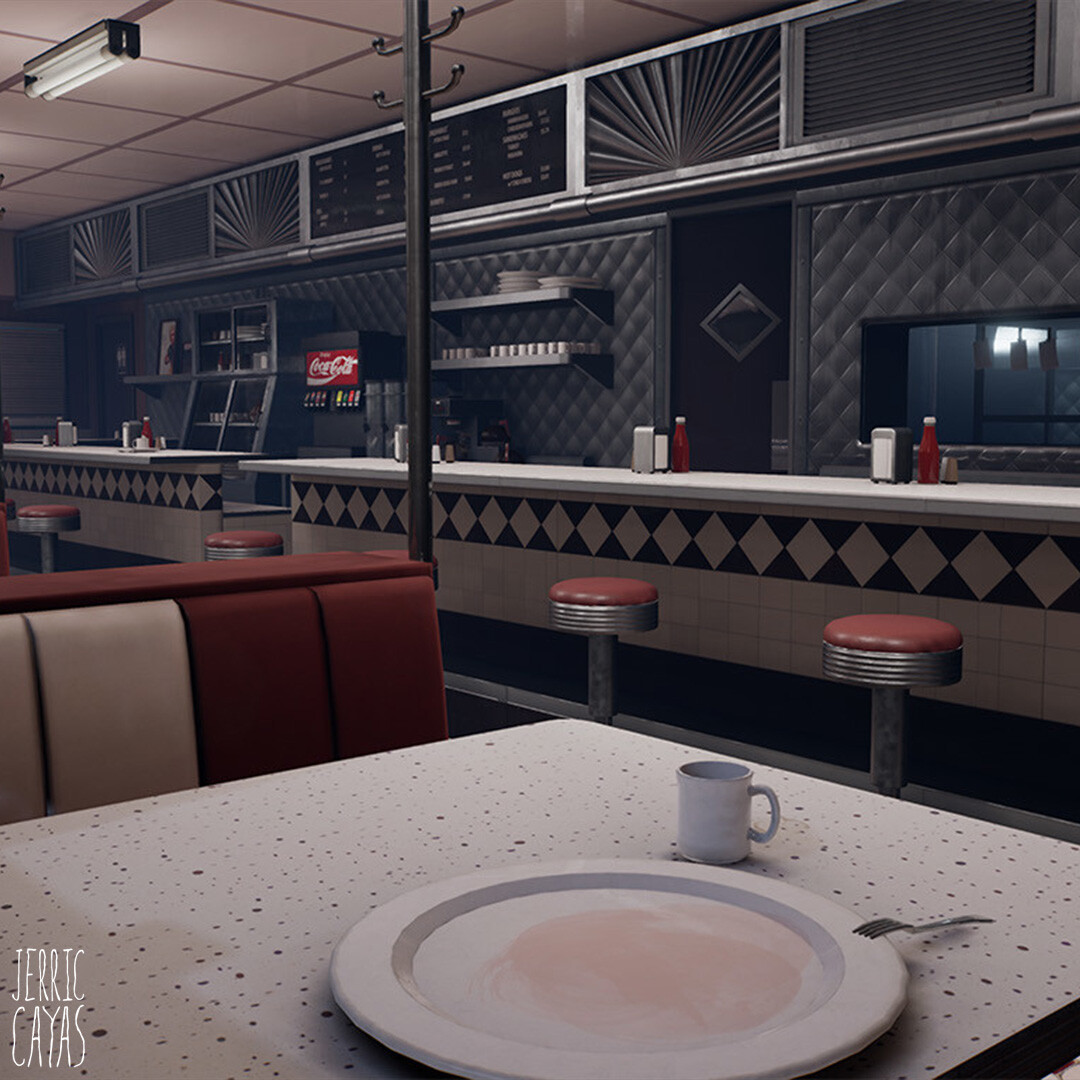 ArtStation - Modern Diner