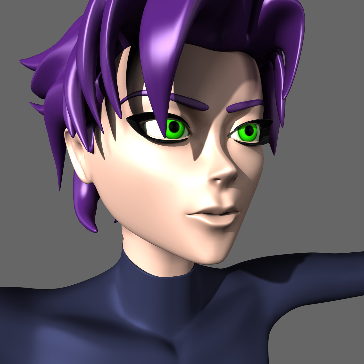 ArtStation - Konoko WIP Dump 02- RETROGASM 2019