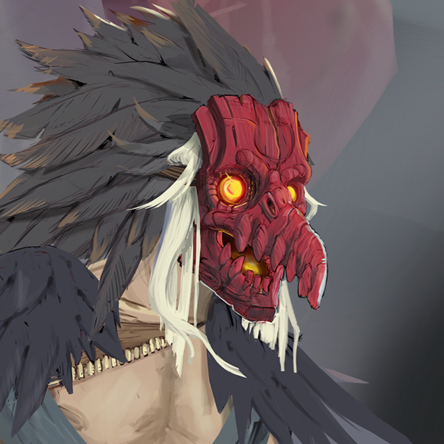 ArtStation - The cursed warrior