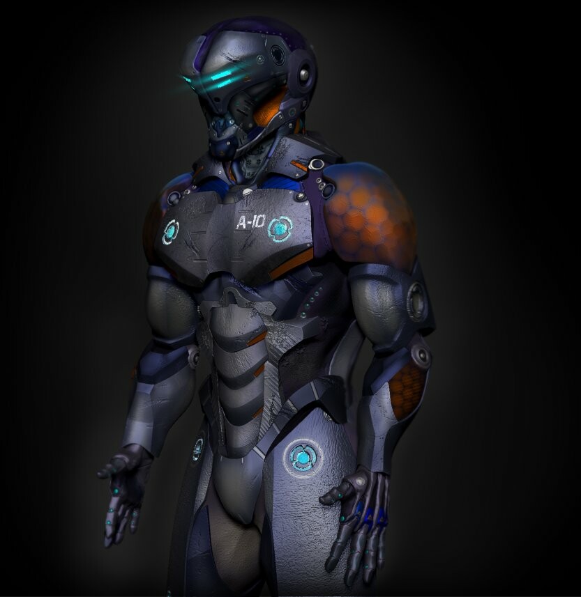 ArtStation - Armor suit - Project X