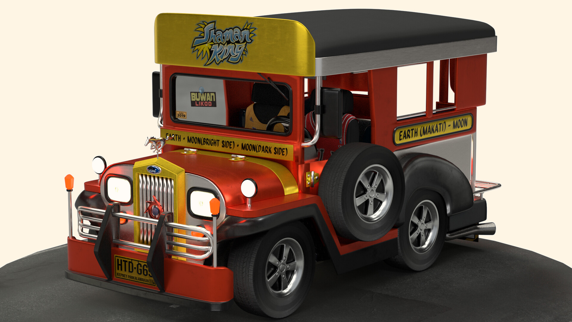 ArtStation - Stylized Jeepney