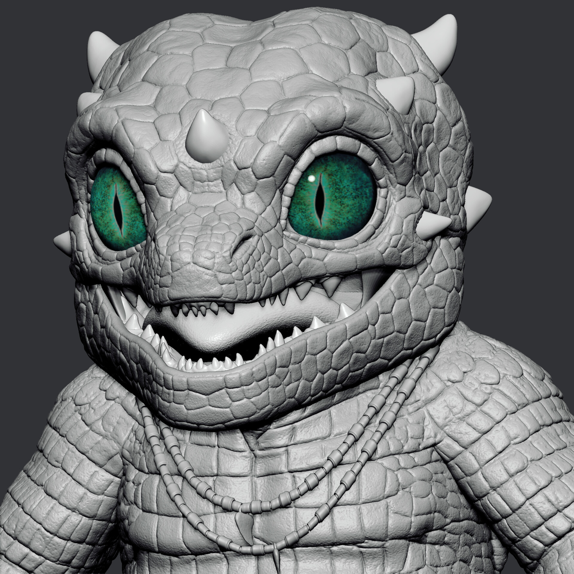 ArtStation - Lizard Boy High Poly Sculpt