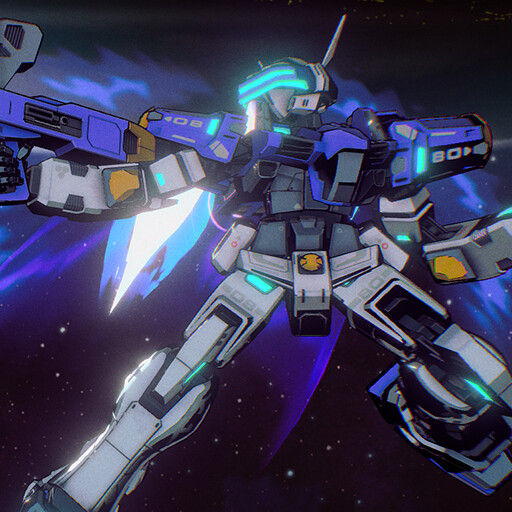 ArtStation - TEMJIN from Virtual On: Cyber Troopers 1995