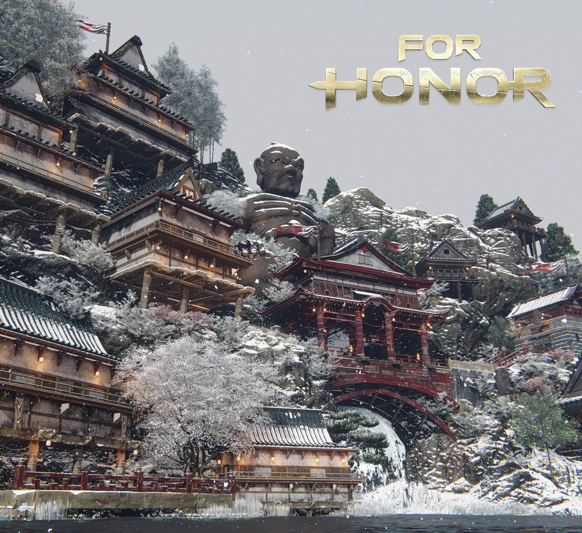 ArtStation - For Honor - Map: Canopy - Duel Bridge