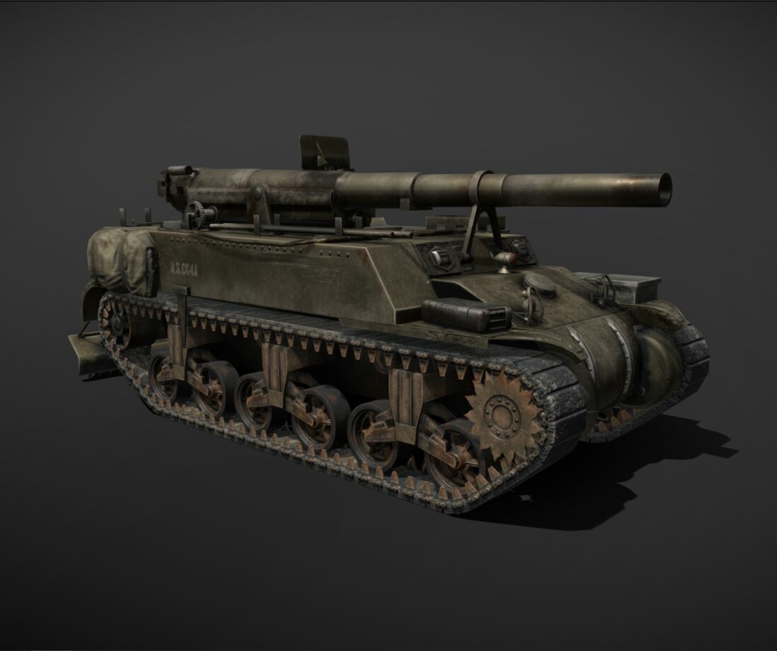 ArtStation - M12 Motor Carriage Tank