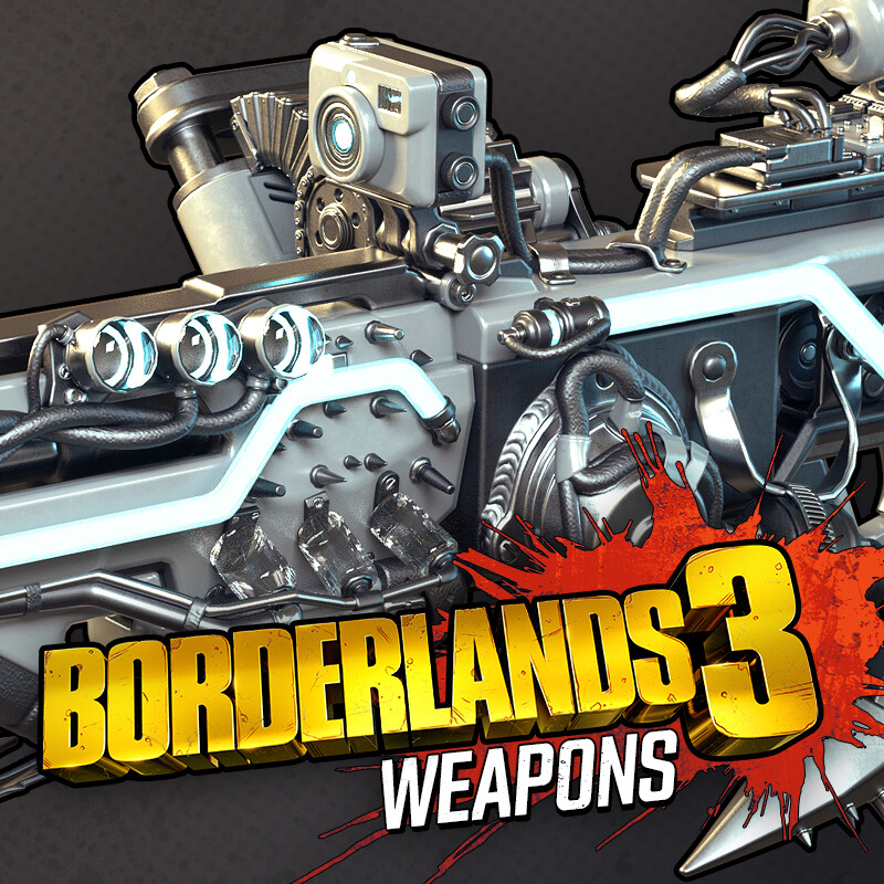 ArtStation - COV Assault Rifle (Hipoly) - Borderlands 3