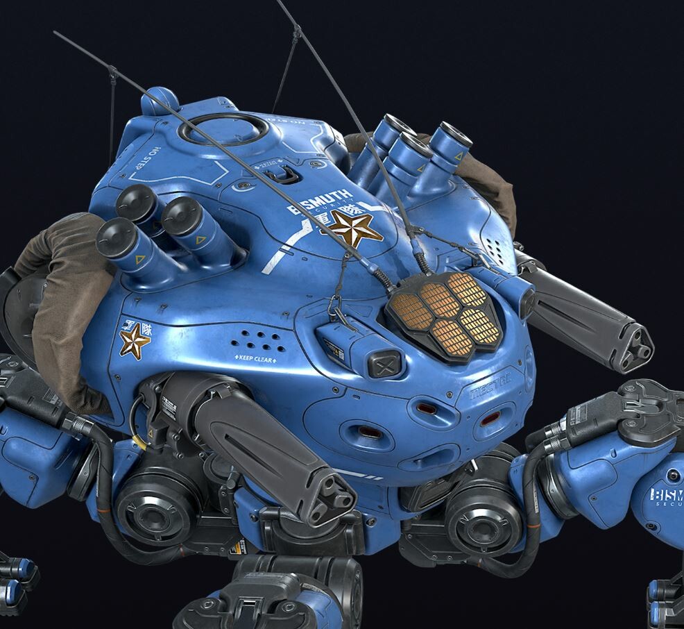ArtStation - Bismuth Security Mech