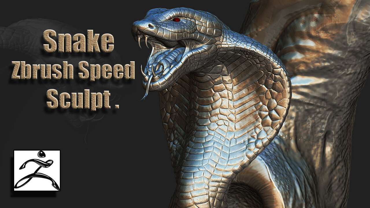 ArtStation - Zbrush Snake Model