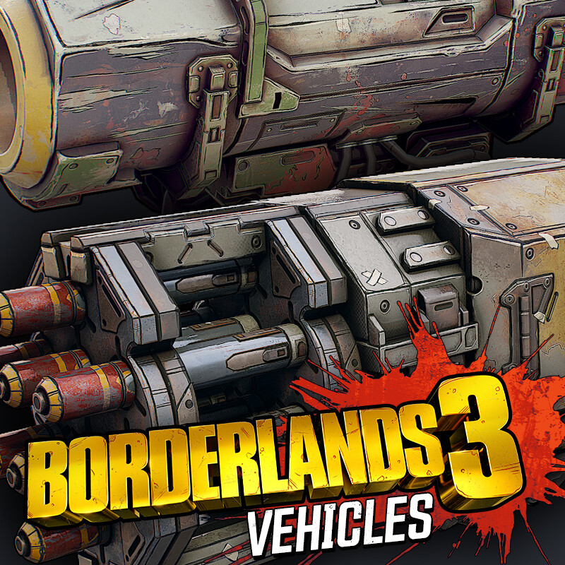 ArtStation - Vehicle weapons - Borderlands 3