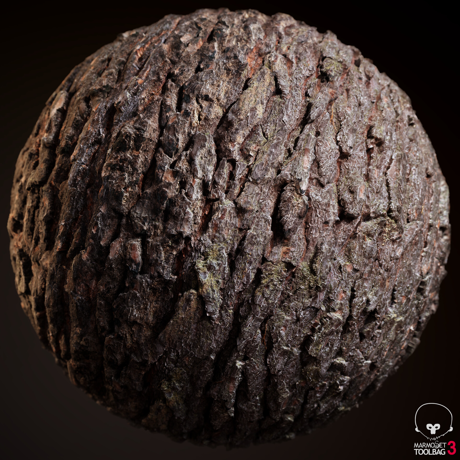ArtStation - Pine Tree Bark (Photogrammetry Practice)