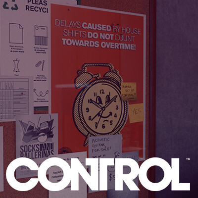 ArtStation - Posters for Control