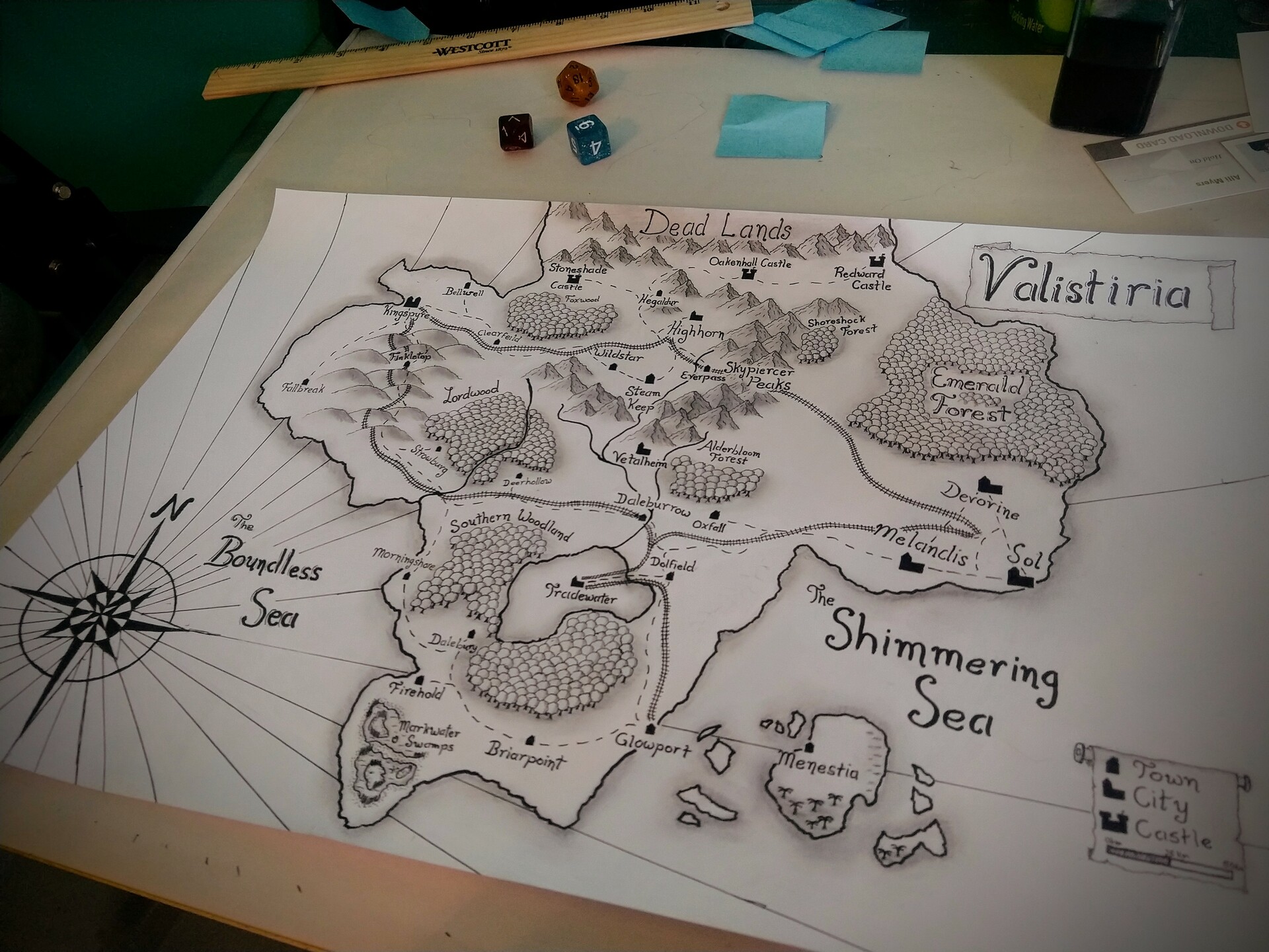 ArtStation - Commission map of Valistiria