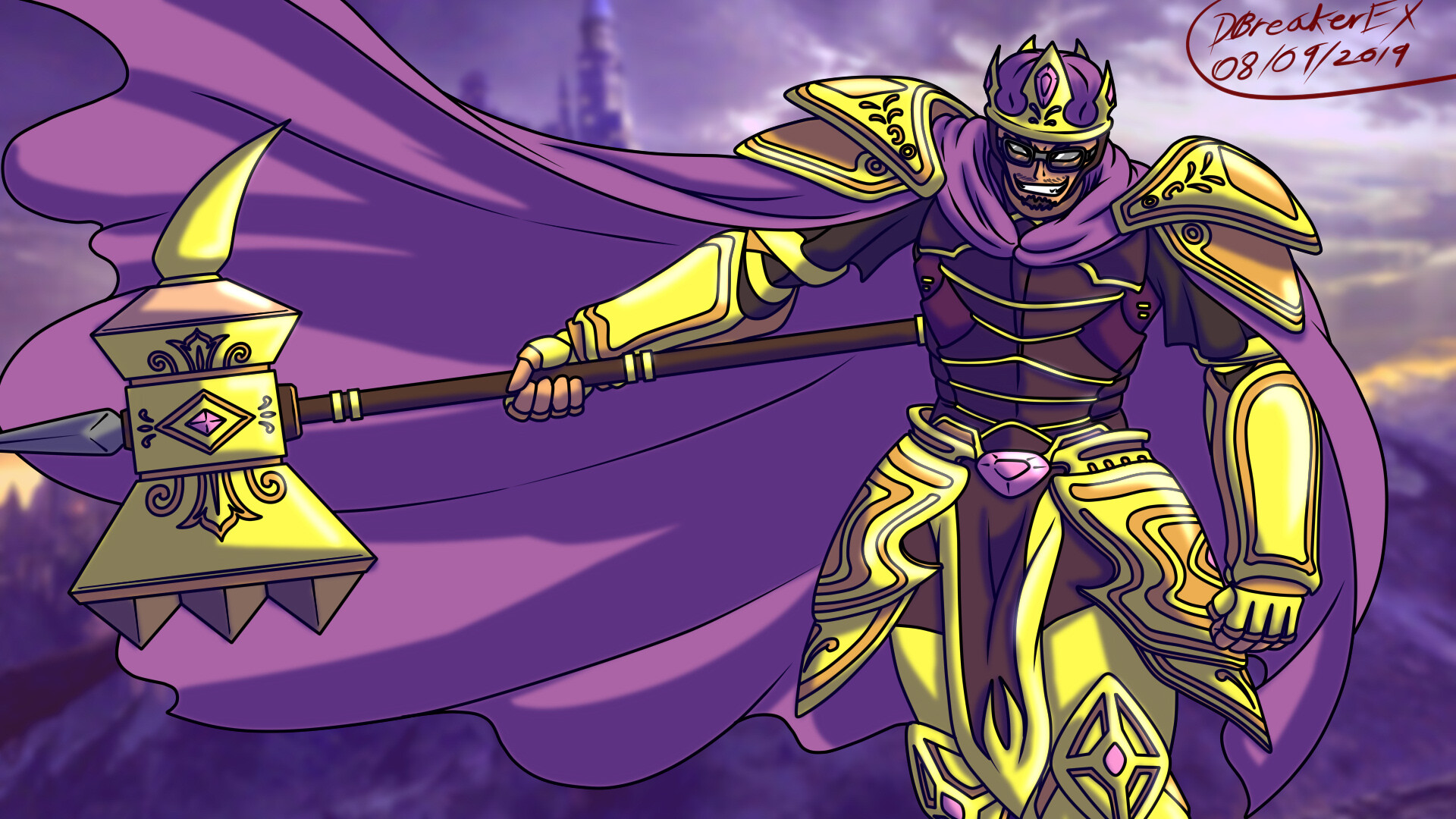 ArtStation - Commission: Lord Bitrus Stream Banner