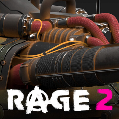 ArtStation - RAGE 2 - Race Car