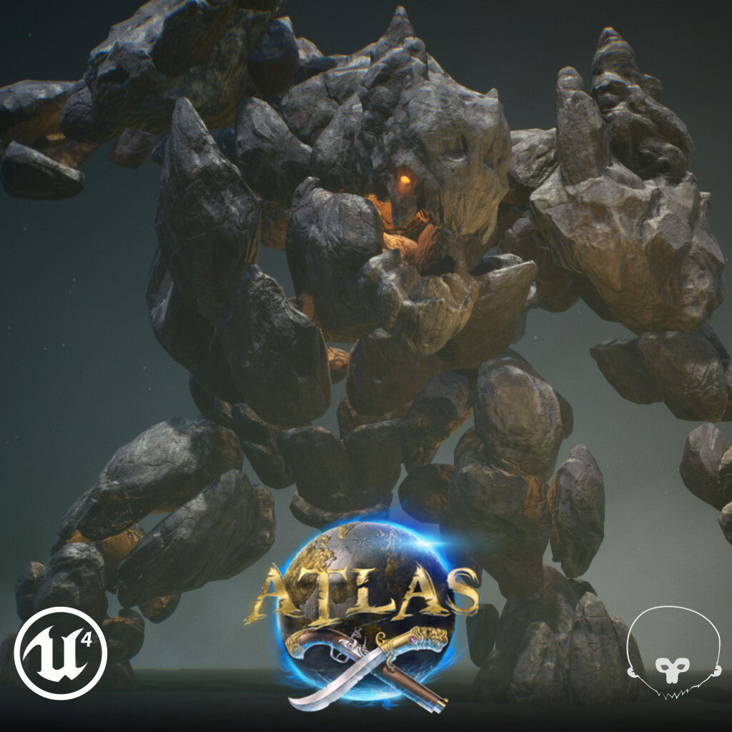 ArtStation - Atlas Rock Elemental