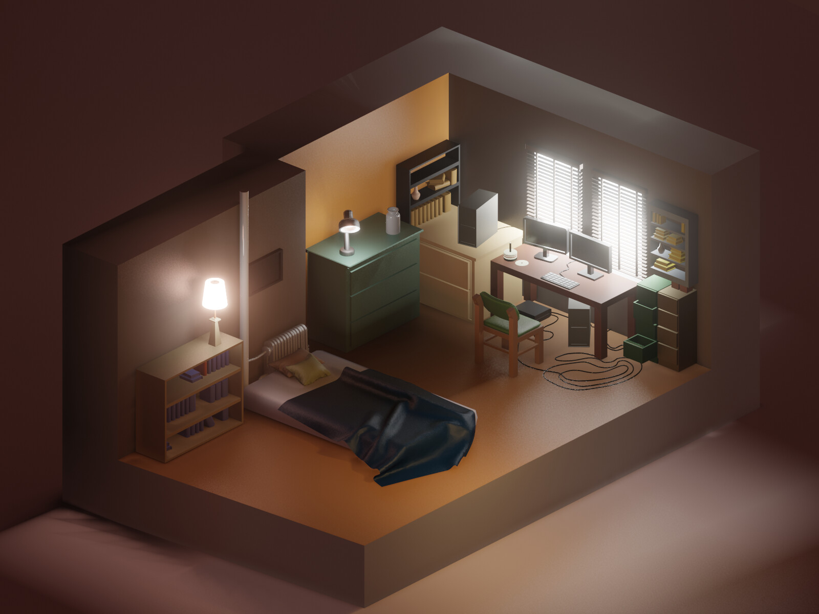 ArtStation - Elliot's room low