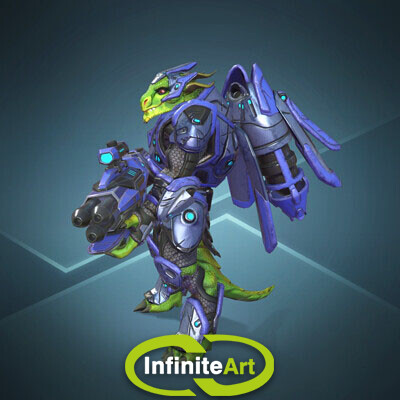 ArtStation - Cyber Dragon (85 hours)