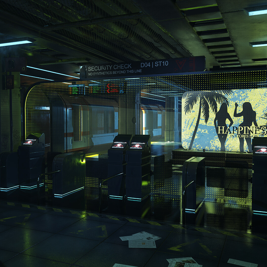 ArtStation - Sci-Fi Subway