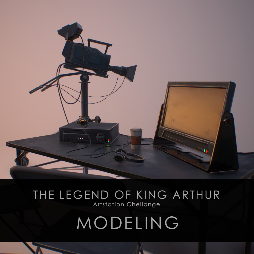 ArtStation - The Legend of King Arthur. Camera Set (prop modeling)