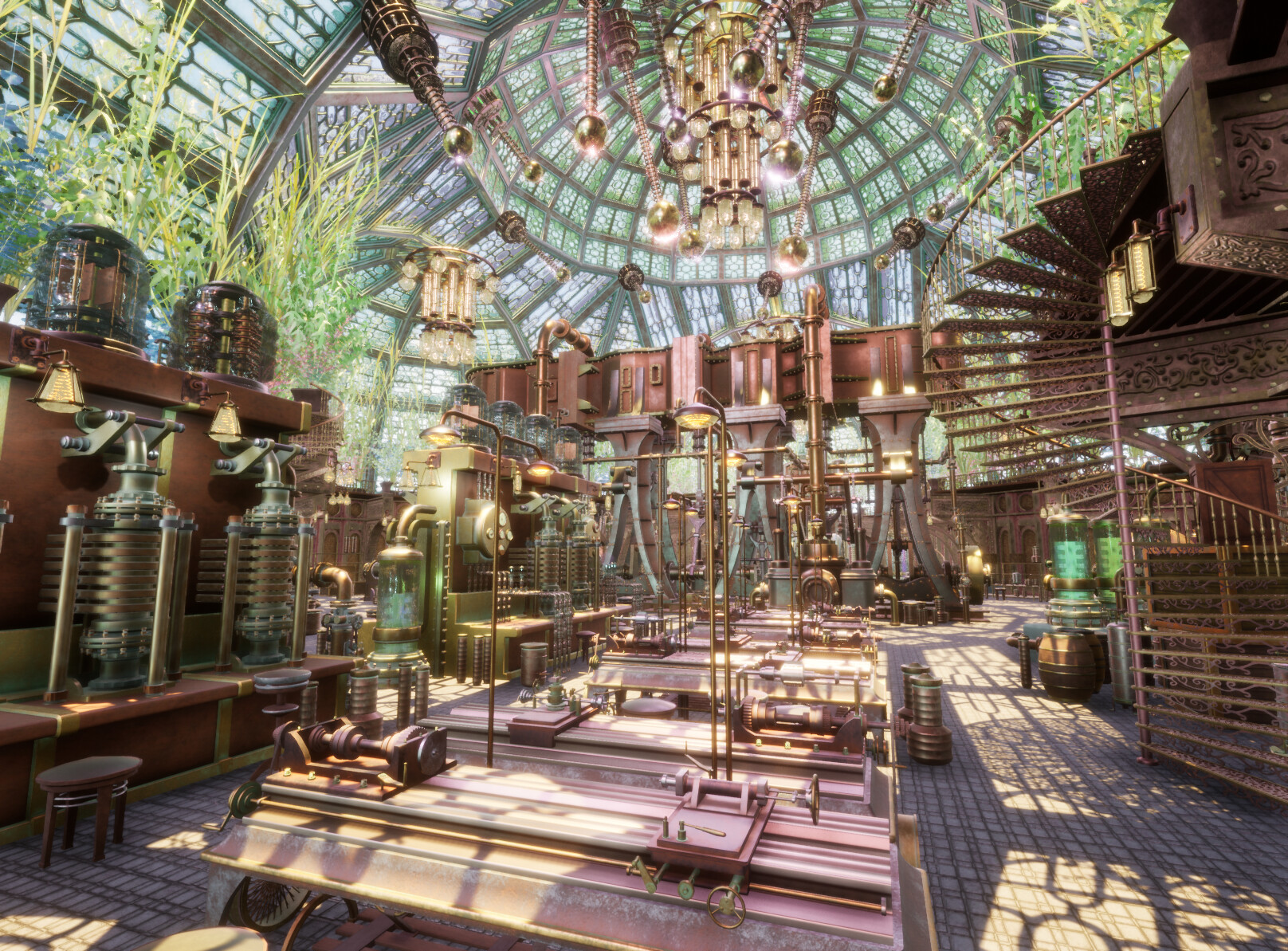 ArtStation - SteamPunk WorkShop - Unreal Engine 4