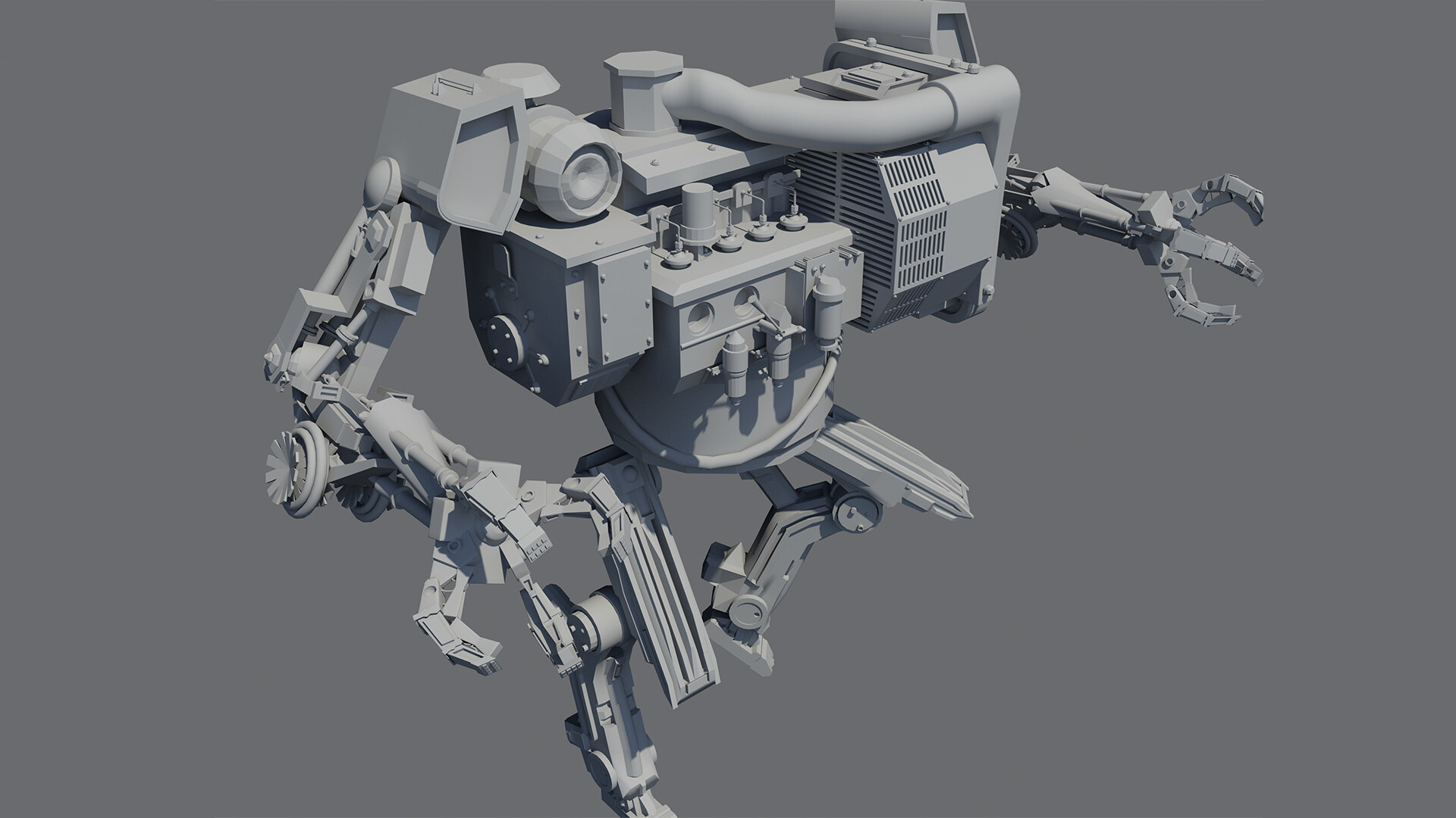 ArtStation - WIP Sci-Fi Robot Concept arT by Me..