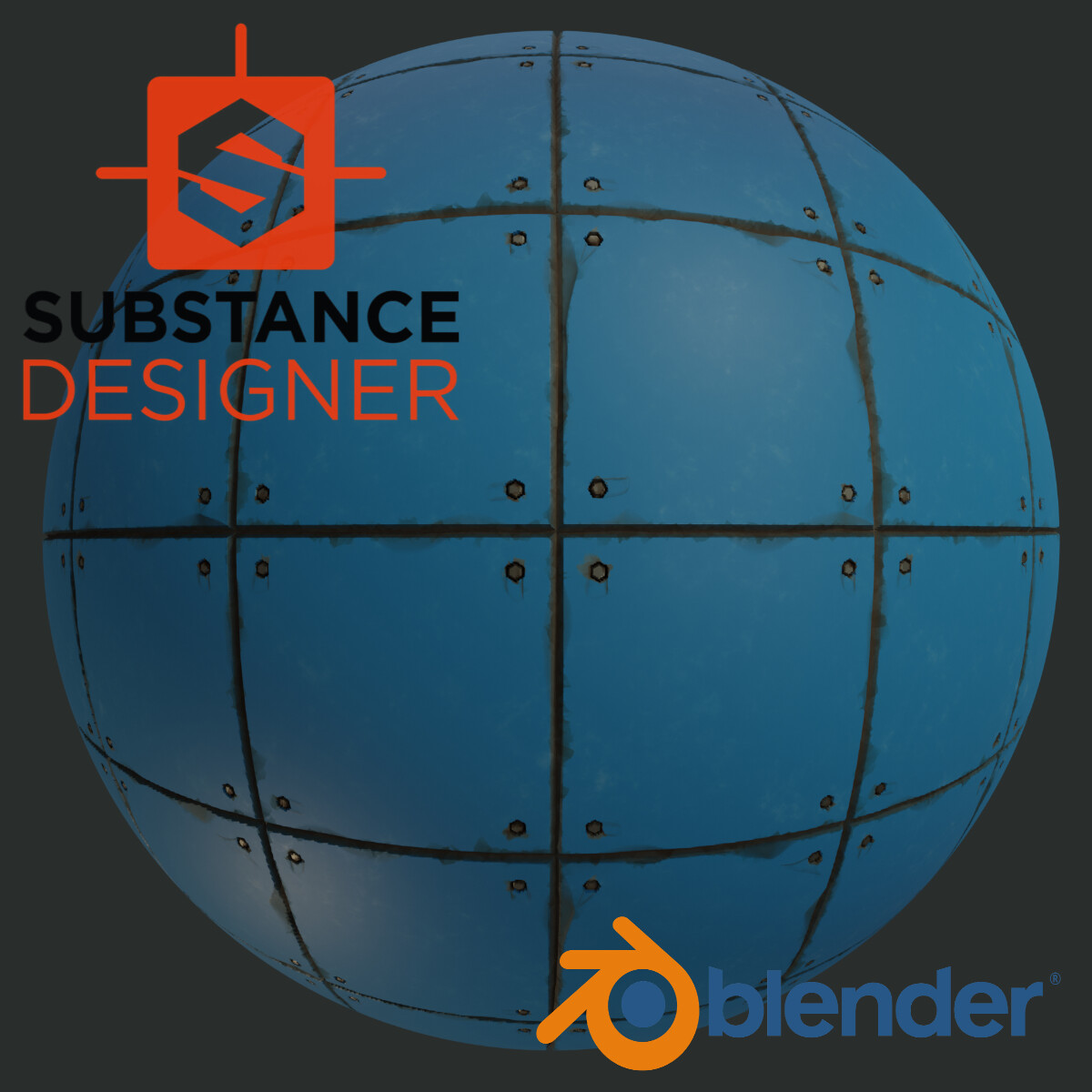 ArtStation - Stylised Metal Plates