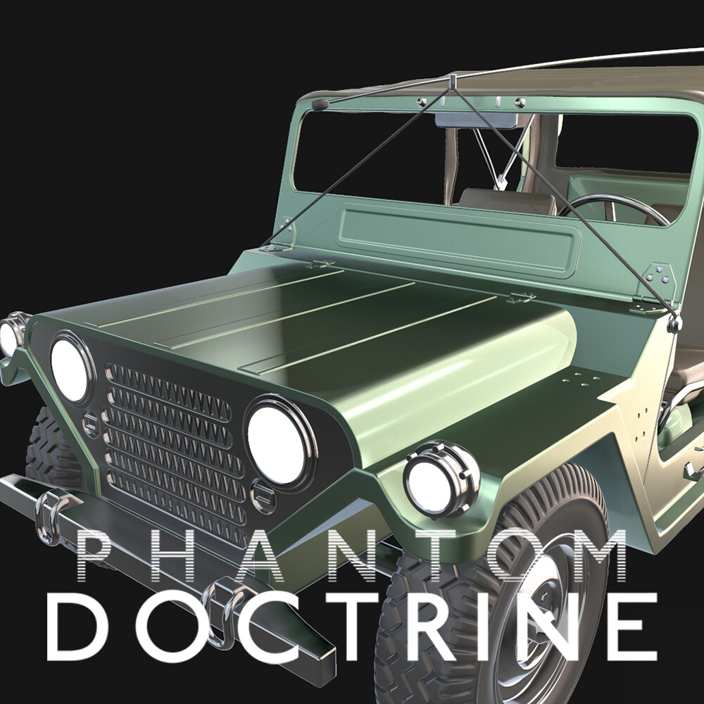 ArtStation - Phantom Doctrine: US Army Vehicle