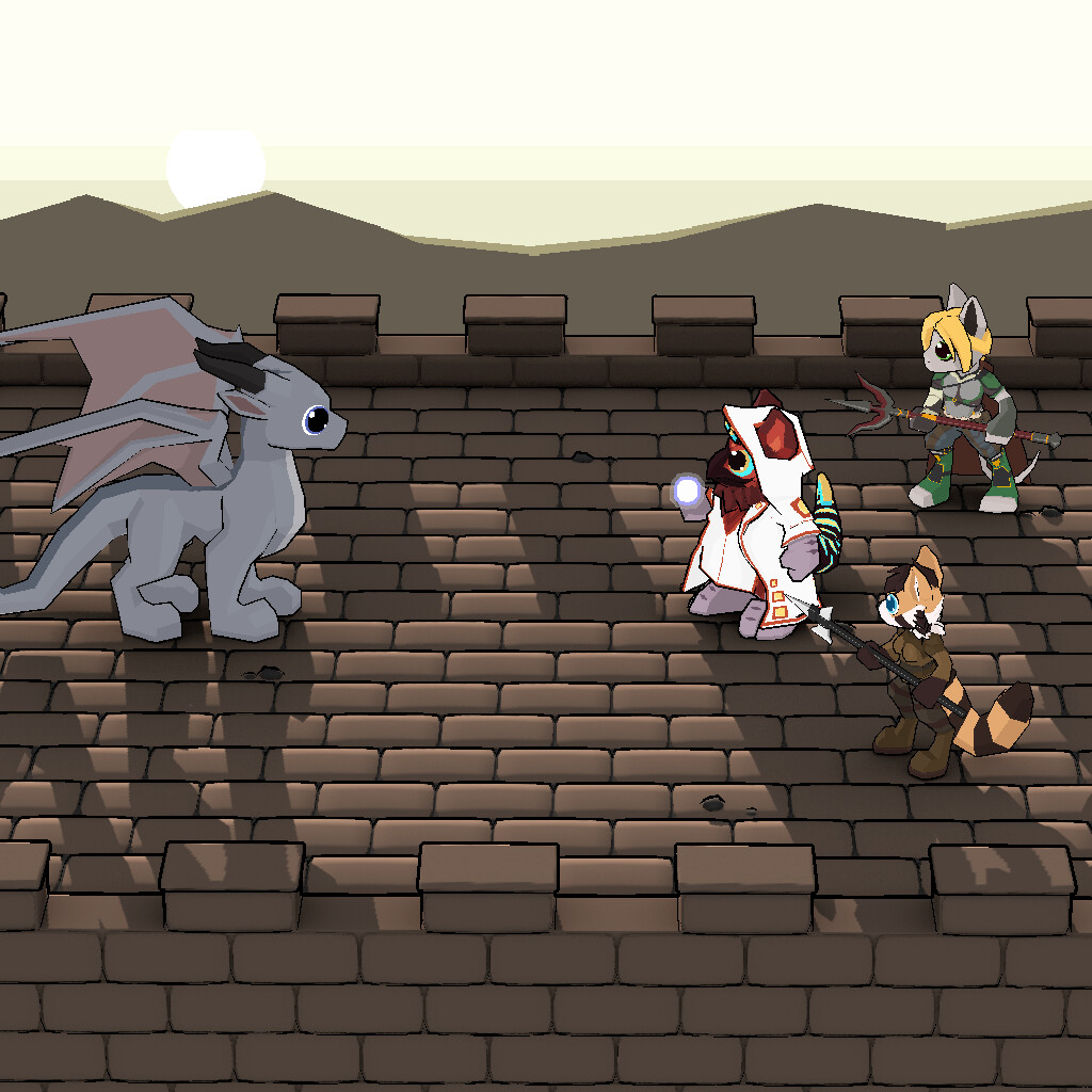 Chriz - RPG Battle - Lowpoly Chibi