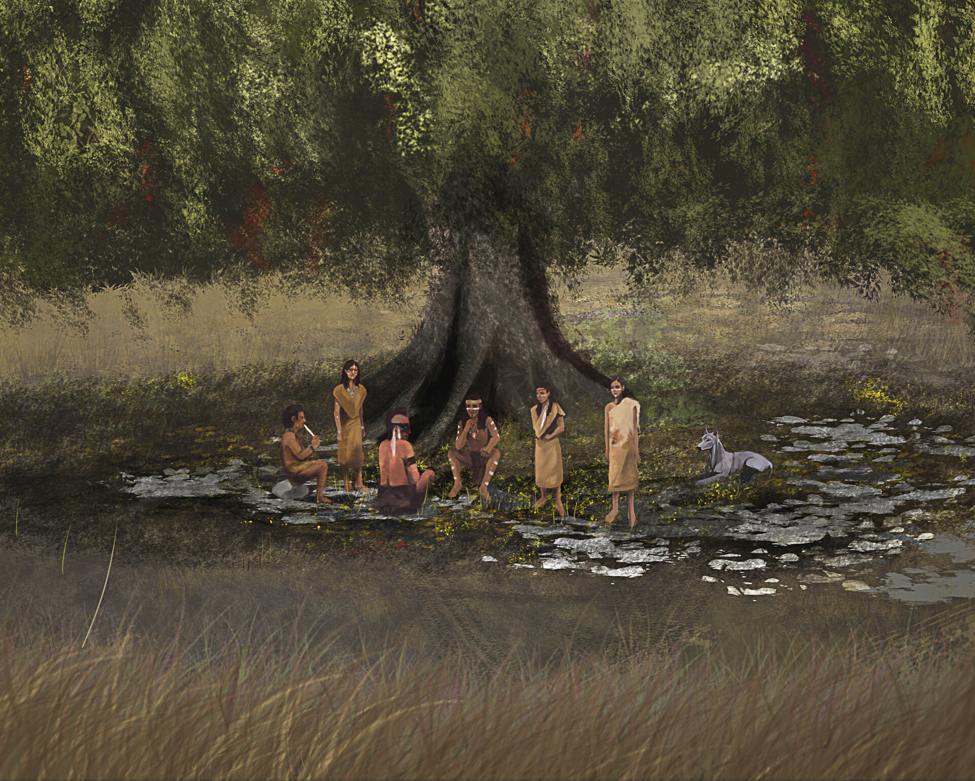 ArtStation - Under the tree