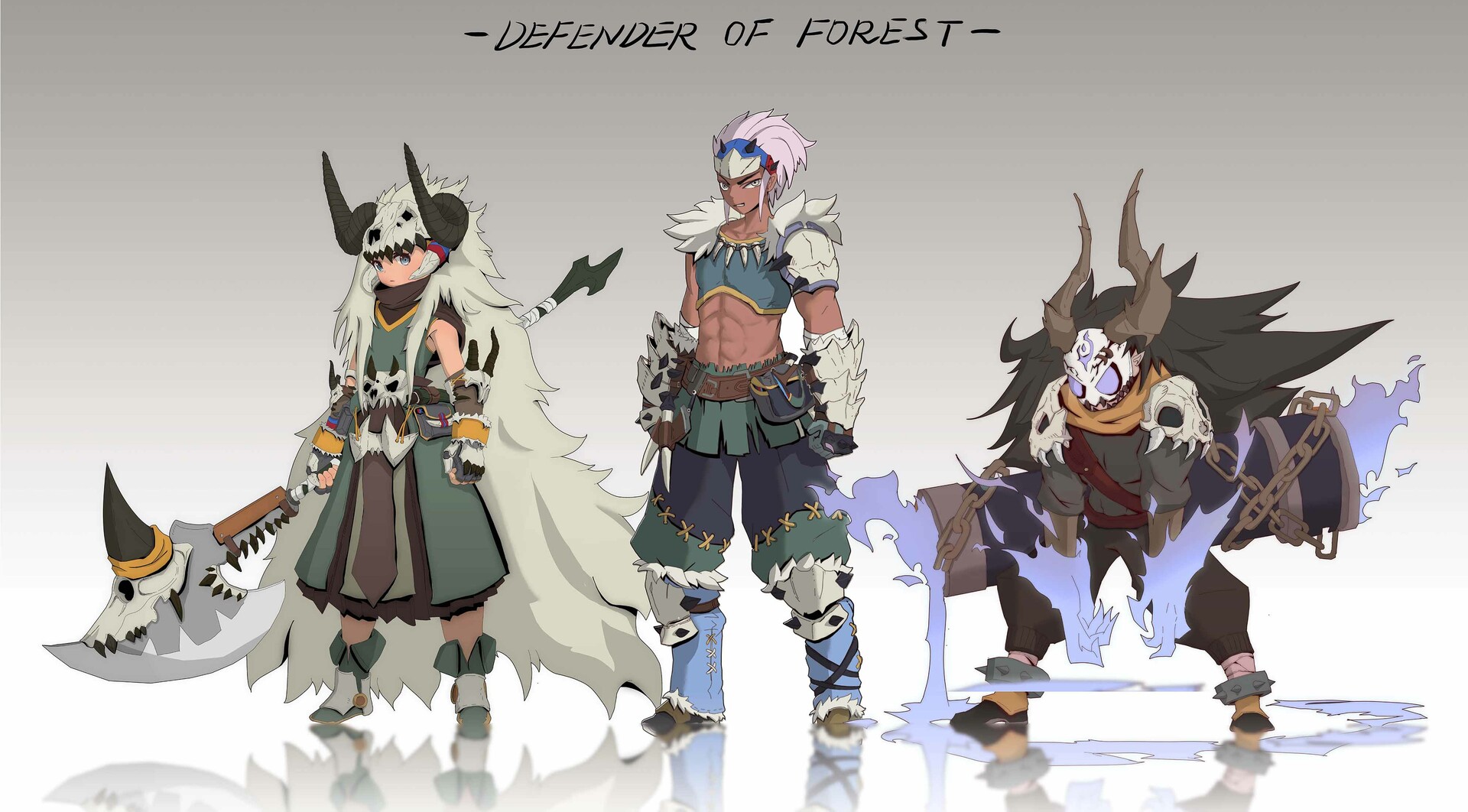 ArtStation - Defender of forest
