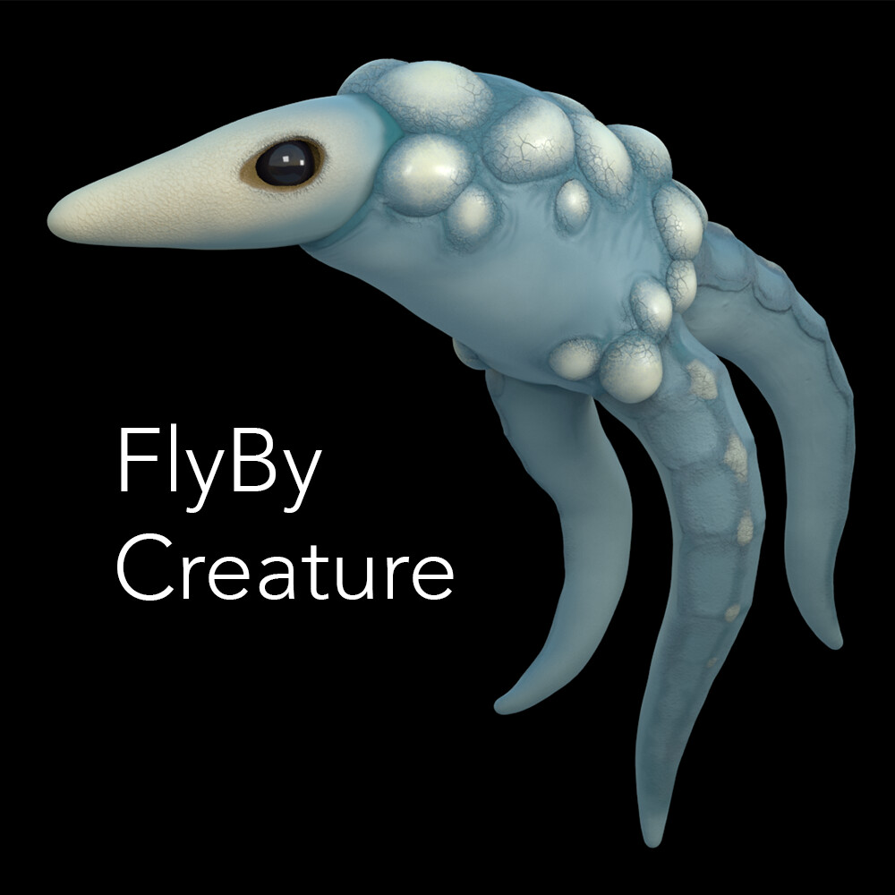 ArtStation - FlyBy - Creature Modeling + Animation