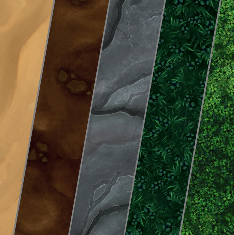 ArtStation - Handpainted Ground Textures