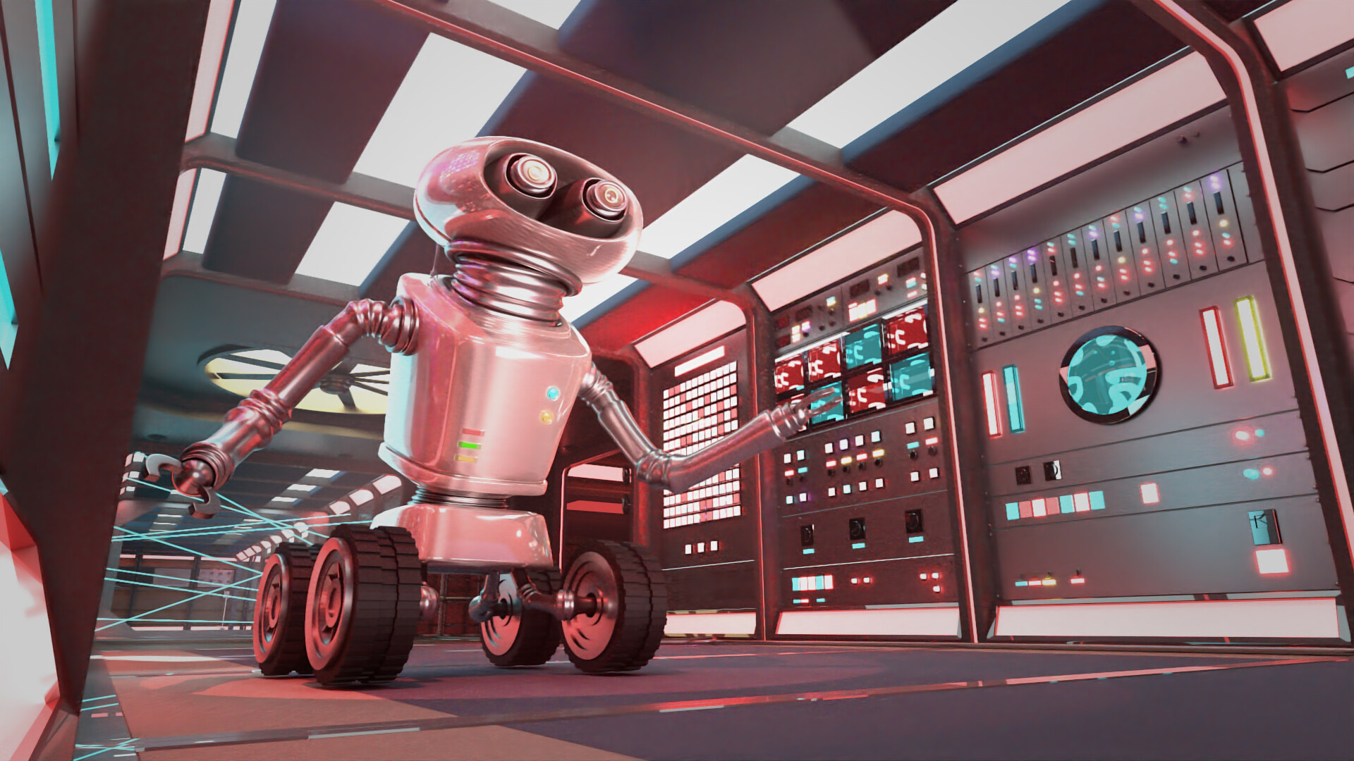 ArtStation - Science Fiction Lighting and Rendering Exercise Robot