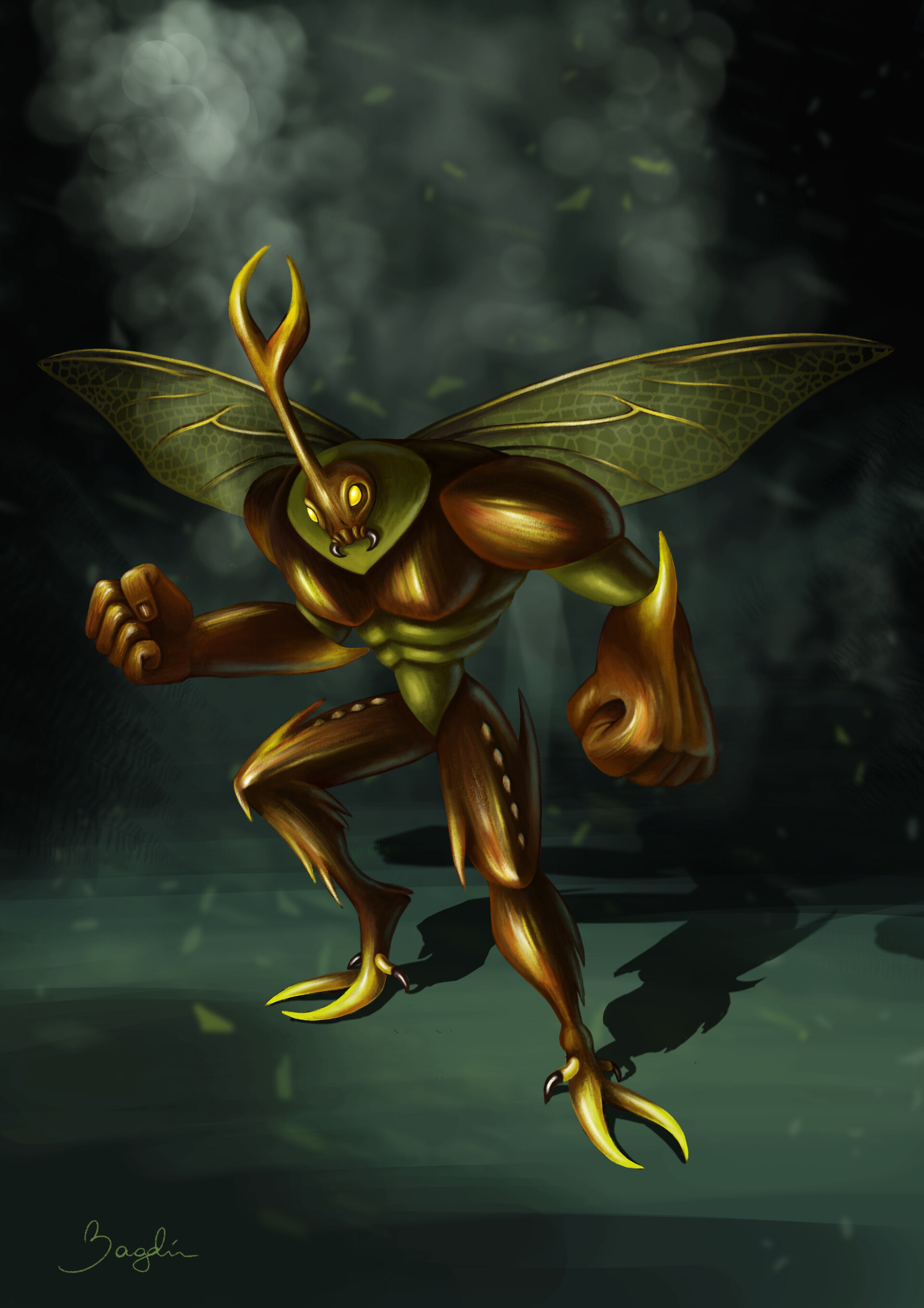 ArtStation - INSECT WARRIOR - Character design