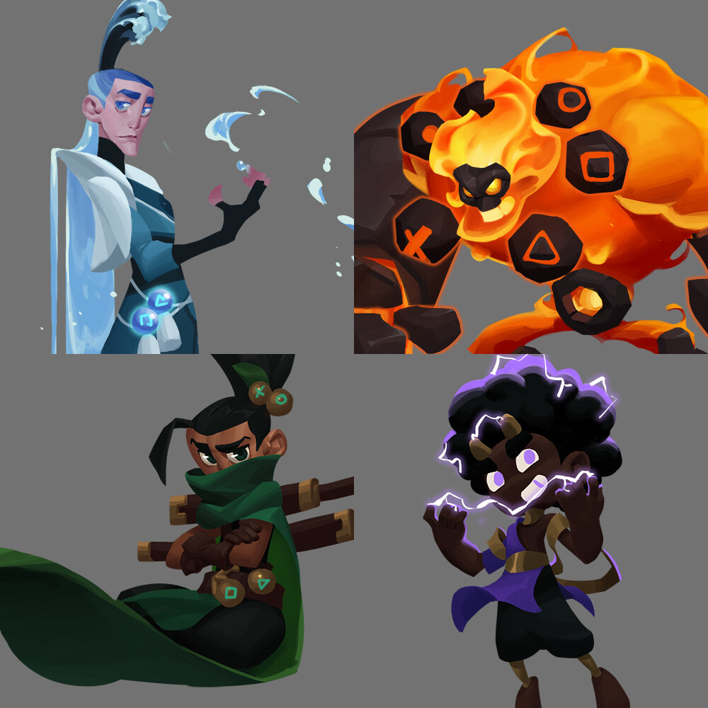 ArtStation - character design practice #4