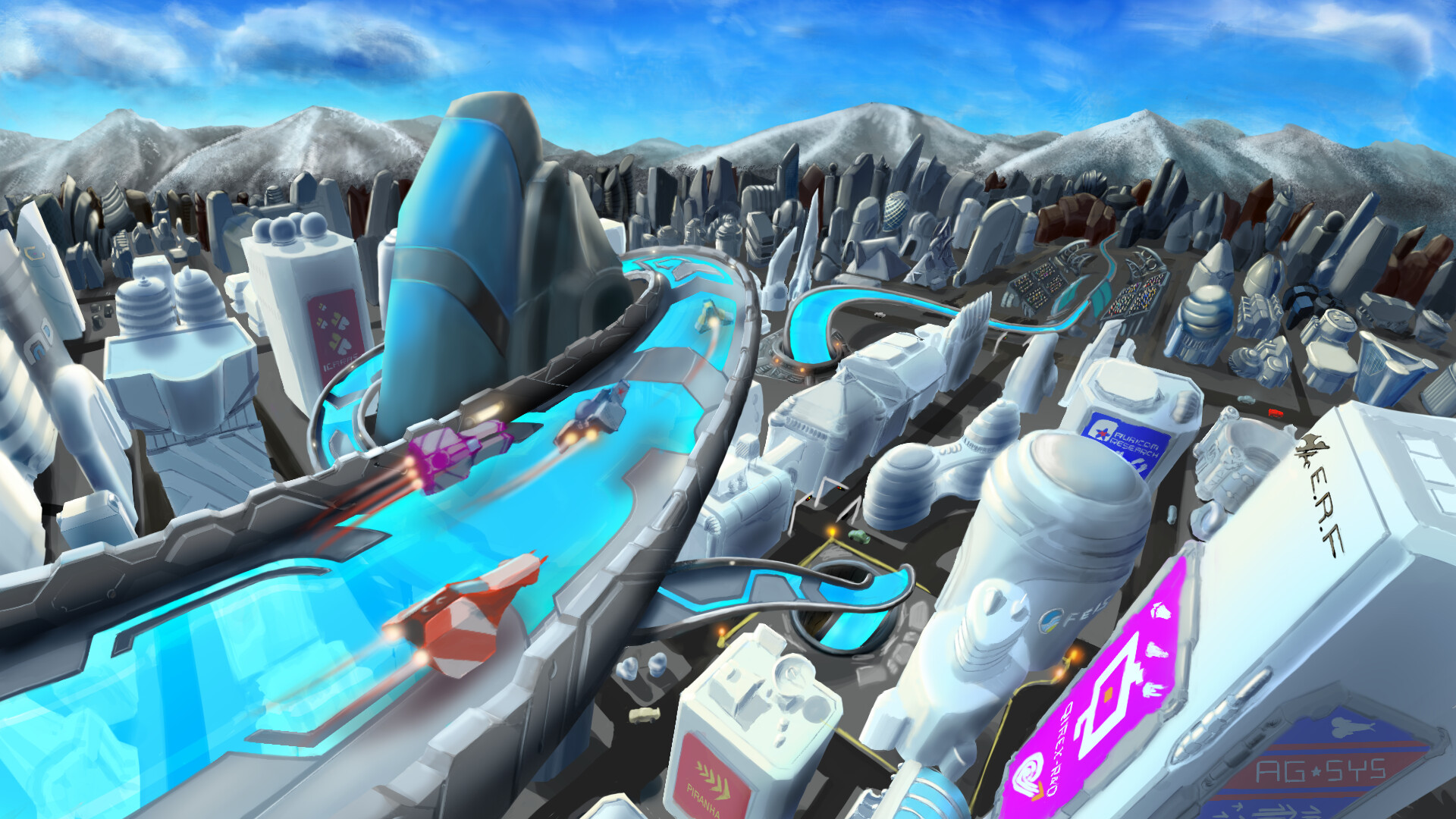 ArtStation - WipEout concept fanart