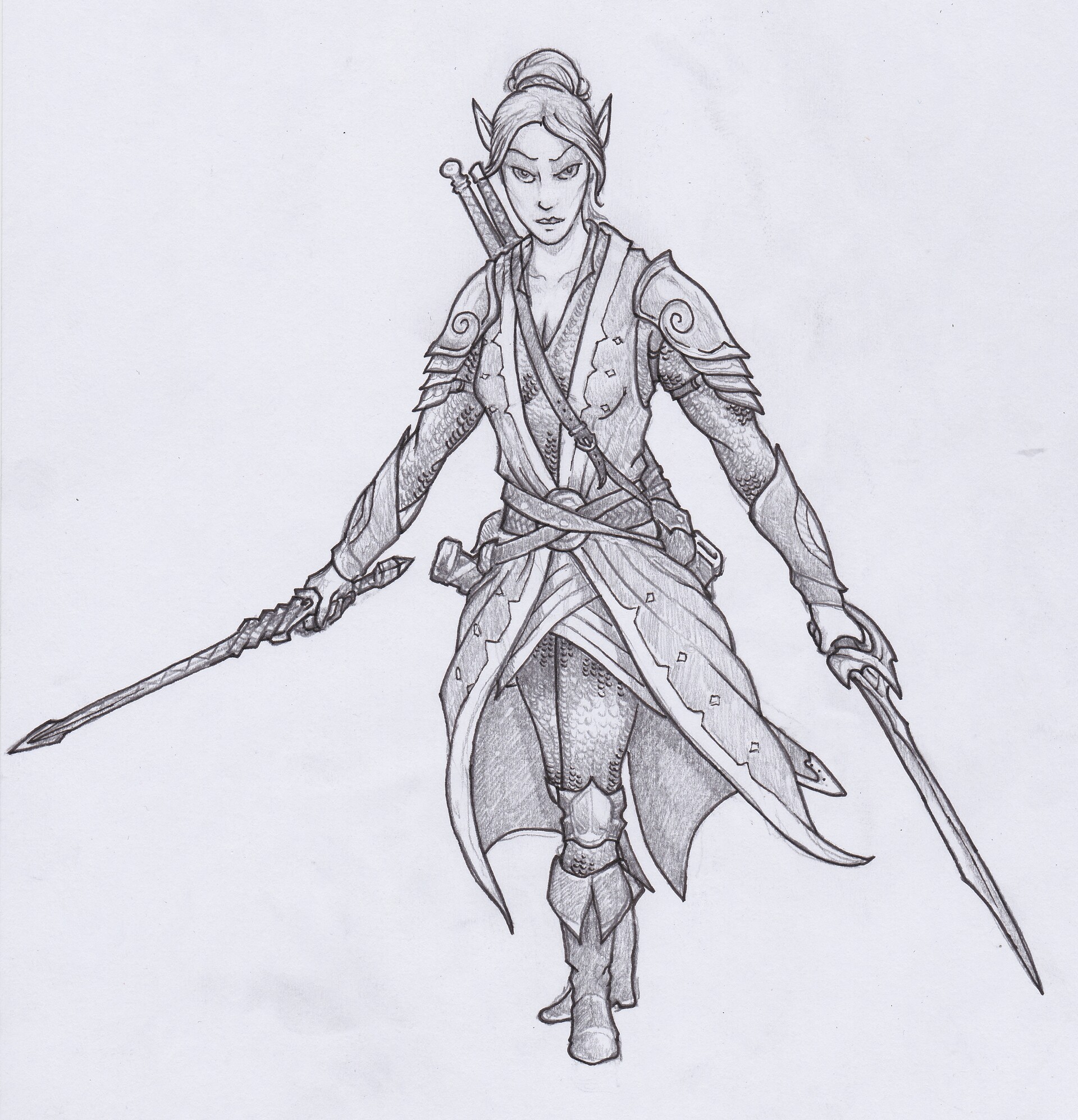 ArtStation - Elf Fighter