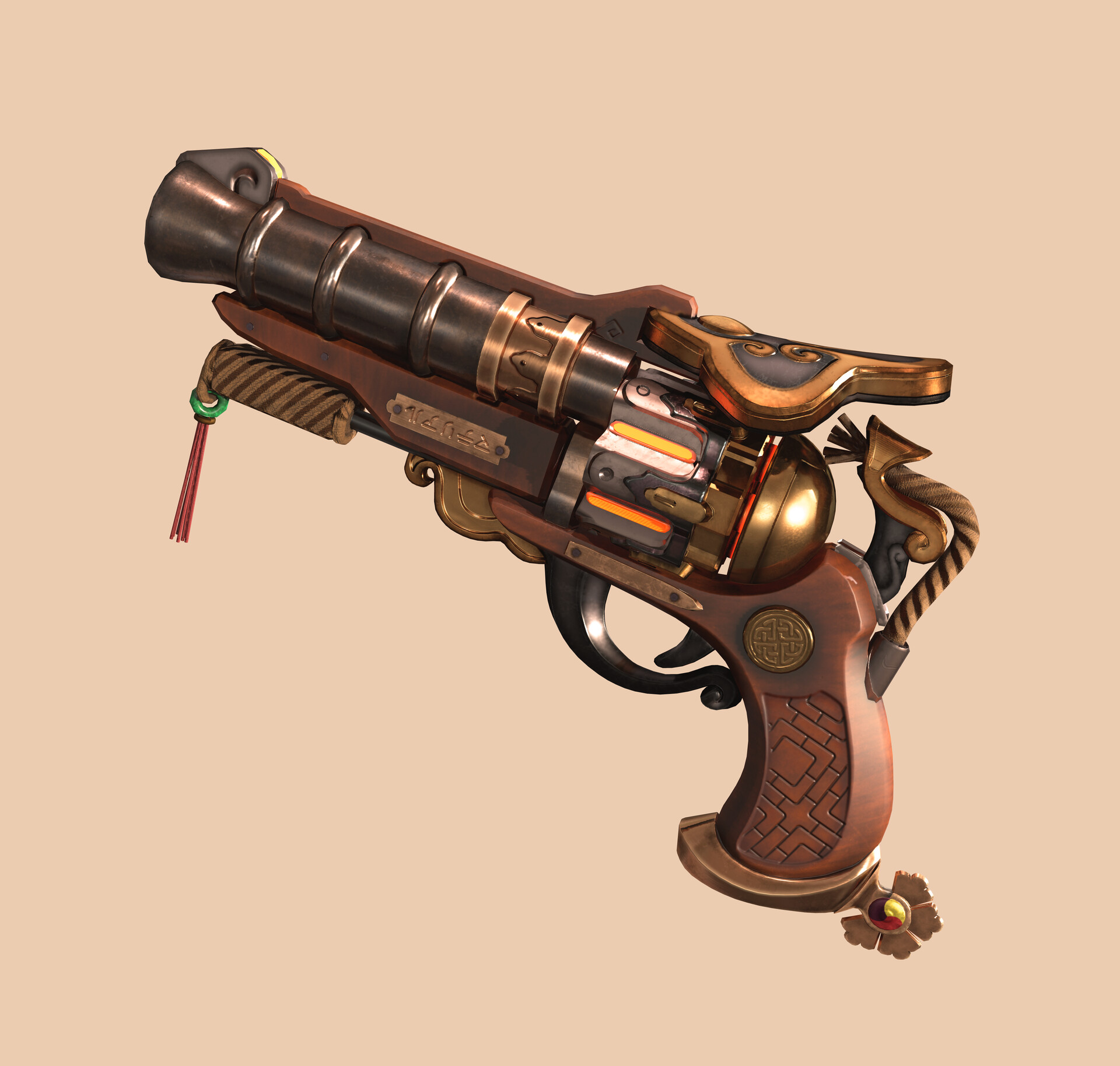 ArtStation - Overwatch stylized revolver